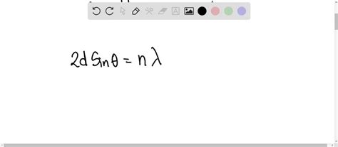 Solved ∙ Monochromatic X Rays Are Incident On A Crystal For Which The Spacing Of The Atomic