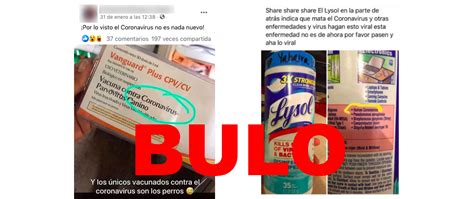 Cuidado Con Los Bulos Que Aseguran Que El Coronavirus No Es Nada Nuevo