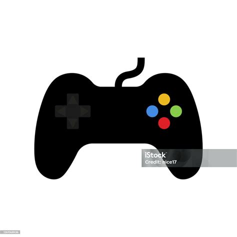 게임 컨트롤러 아이콘 조이스틱 기호 아이콘 벡터입니다 흰색 격리 된 배경에 게임 패드 벡터 그림 게이밍 콘솔 컨트롤러 Brand