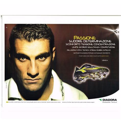 Diadora Christian Vieri Paper Magazine Advert 53384 On Ebid United