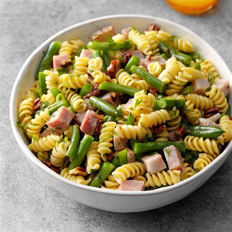 Green Bean Pasta Salad Recipe How To Make It Taste Of Home