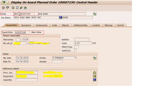 Work Order Mutual Dependency Sap Community