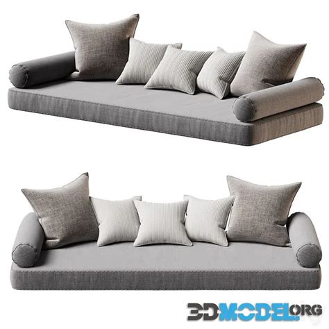 3d Model Window Sill Cushions And Mattress