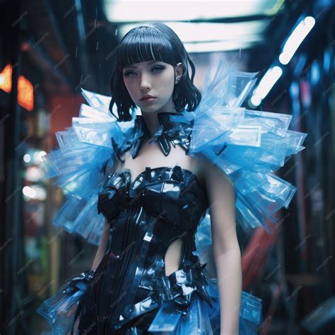 Premium Ai Image The Enigmatic Cybergirl A Fusion Of Blade Runner