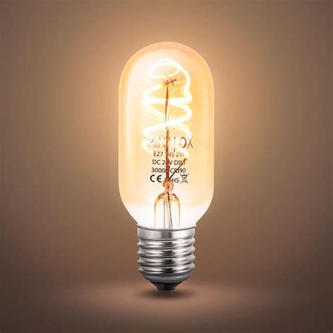 Minalox Led Bulb T45fsg E272w24v3000k Automatic Flow