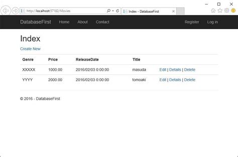Aspnet Mvc 6 でデータベースに接続（データベースファースト編） Moonmile Solutions Blog