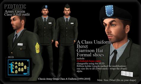 Class A Uniform Army Men