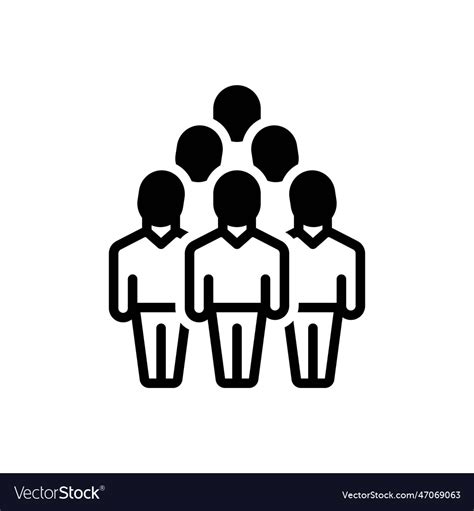 Crowd Royalty Free Vector Image Vectorstock