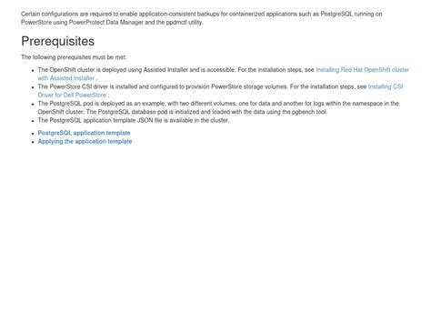 Configurations For Application Consistent Backups Protect Red Hat Openshift Applications With