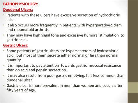 Peptic Ulcer Signs And Symptoms And Medicines Ppt