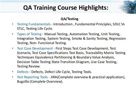Qa Online Training