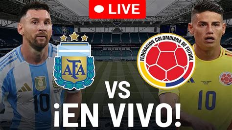 Partido Colombia Vs Argentina En Vivo Copa America 2024 Narración