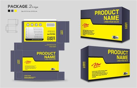 Supplements And Cosmetic Box Design Package Design Template Box