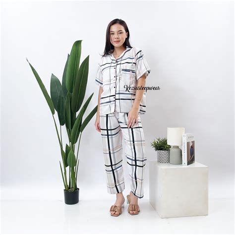 Jual Baju Tidur Wanita Satin Piyama Wanita Piama Cewek Shopee Indonesia