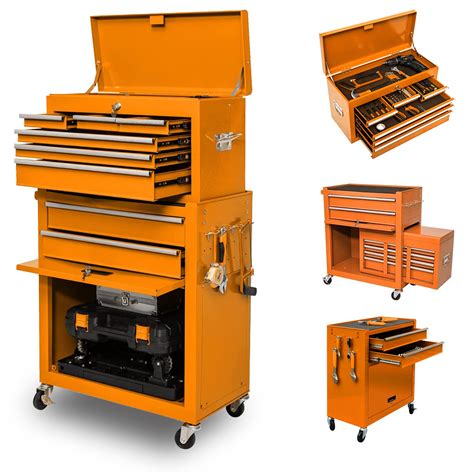 Buy Dusacom 8 Drawer High Capacity Rolling Tool Chest With Wheels Big