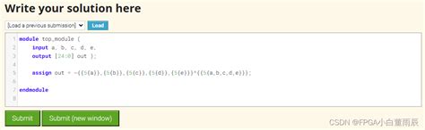 Hdlbits第1章verilog Language（已完结）hdlbits翻译fpga小白董雨辰的博客 Csdn博客