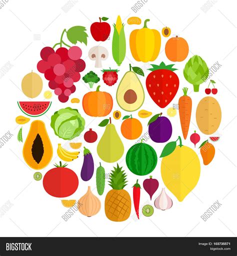Vector Fruits Vector Photo Free Trial Bigstock