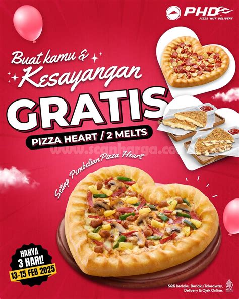 Promo Pizza Hut Delivery Spesial Valentine Beli 1 Gratis 1 Scanharga