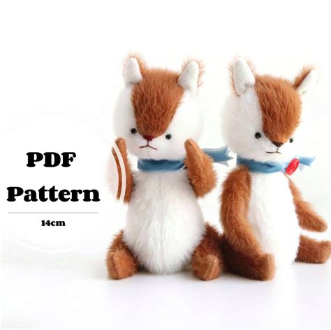 Teddy Squirrel Sewing Pattern Teddy Supplies