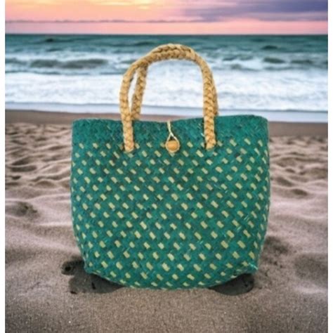 Mengkuang Bag Hand Woven Beg Anyaman Tangan Daun Mengkuang Code Mbcl85g Shopee Malaysia