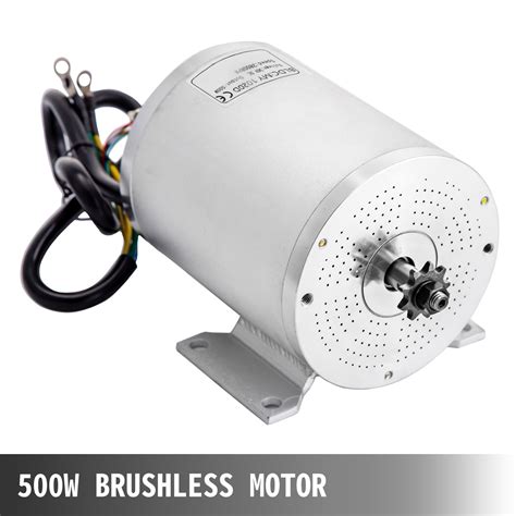 500w 36v Dc Brushless Motor Wmounting Bracket Bicycle Magnet Electric