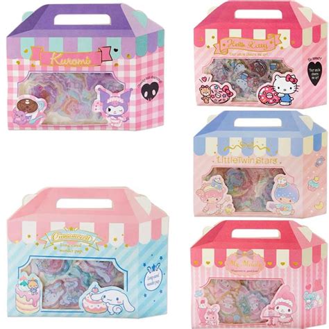26pcs Kawaii Kuromi My Melody Hellokittys Cinnamoroll Sanrioed Anime