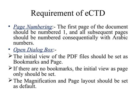 Ctd And E Ctd Submission Ppt