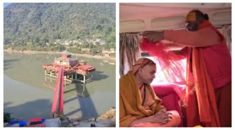 बद्रीनाथ धाम के पथ पर स्वामी श्री अविमुक्तेश्वरानंद जी ने धारी देवी के