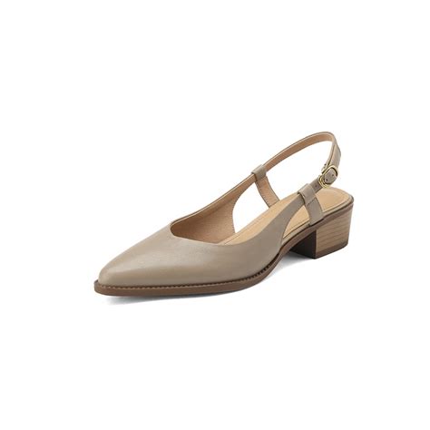 Chiko Karrie Pointy Toe Block Heels Slingback Shoes