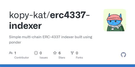 Dustin L On Linkedin Github Kopy Katerc4337 Indexer Simple Multi Chain Erc 4337 Indexer