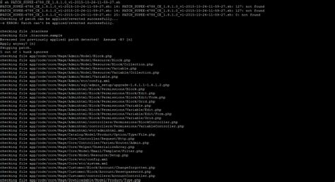 Magento 1 8 PATCH SUPEE 6788 Not Installed Correctly Magento Stack