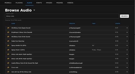 How Do I Find Sounds Platform Usage Support Developer Forum Roblox
