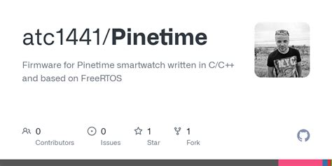 GitHub Atc Pinetime Firmware For Pinetime Smartwatch Written In C C And Based On FreeRTOS