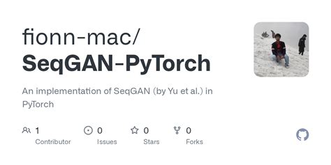 GitHub Fionn Mac SeqGAN PyTorch An Implementation Of SeqGAN By Yu Et Al In PyTorch