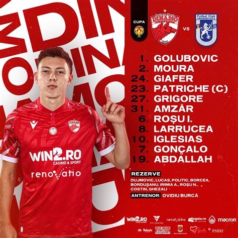 Avancronic Dinamo Bucure Ti Fcu Craiova Cupa Rom Niei Fc Dinamo Bucure Ti