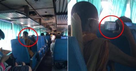진정한 현자타임 버스에서 야동보다 걸린 태국 승려