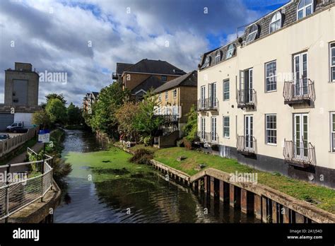River Stort Navigation Market Town Centre Of Bishops Stortford On The