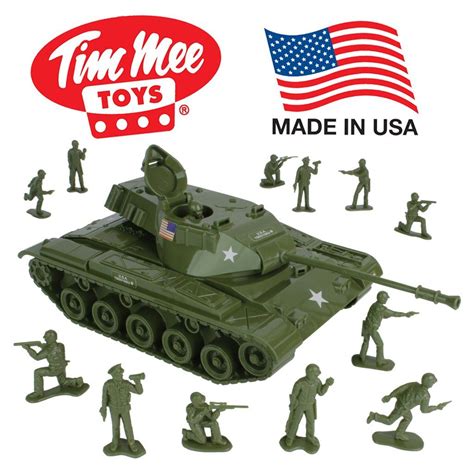 Information Bulldog M41 Tank Playset Olive Green 17520 Tim Mee