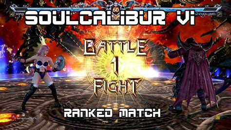 Soulcalibur Vi Sophitia Vs Zasalamel Ranked Match Youtube