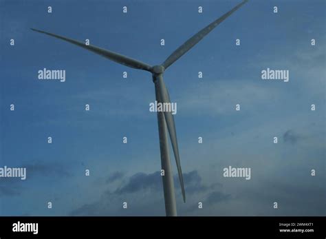 Hwening Denmark 23 February 2024 Danish Wind Turbines Park And