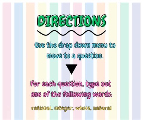 Mystery Picture Classifying Rational Numbers By Differentiate Secondary Math