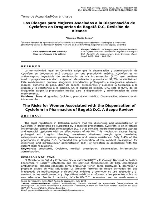 1812 9528 Iics 16 02 100 Pdf Farmacia Medicamentos Con Receta