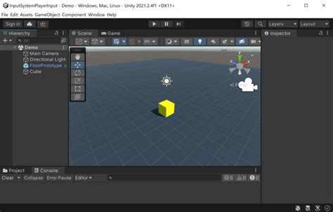 【unity】player Inputでinput Systemの入力を取得する ねこじゃらシティ