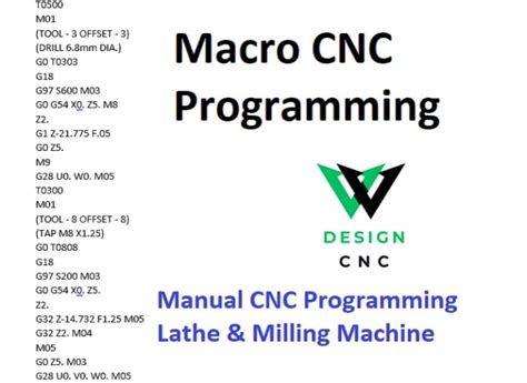 Do Perfect Macro Cnc Lathe And Milling Machine Program By Design Cnc