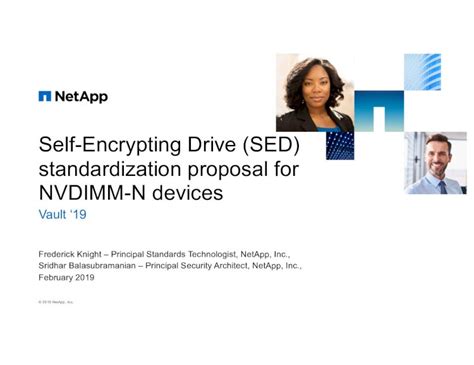 Pdf Self Encrypting Drive Sed Standardization Proposal For · §the Nvdimm N Encryption