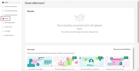 Use Assets In Journey Optimizer Adobe Journey Optimizer