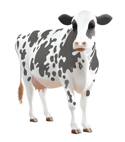 Black And White Holstein Milk Dairy Cow Bovine Cattle Production