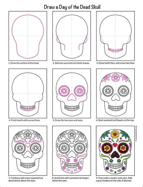 Death Skull Drawing