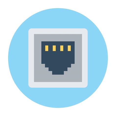 Lan Socket Concepts 5969215 Vector Art At Vecteezy