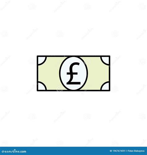Bill Money磅图标 财务要素说明 符号和符号图标可用于web徽标移动应用ux 库存例证 插画 包括有 商务 贷款